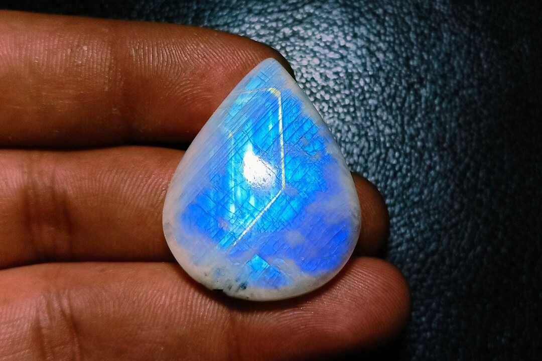 Beautiful Blue Fire Natural Quality Moonstone Cabochon, Wholesale High ...