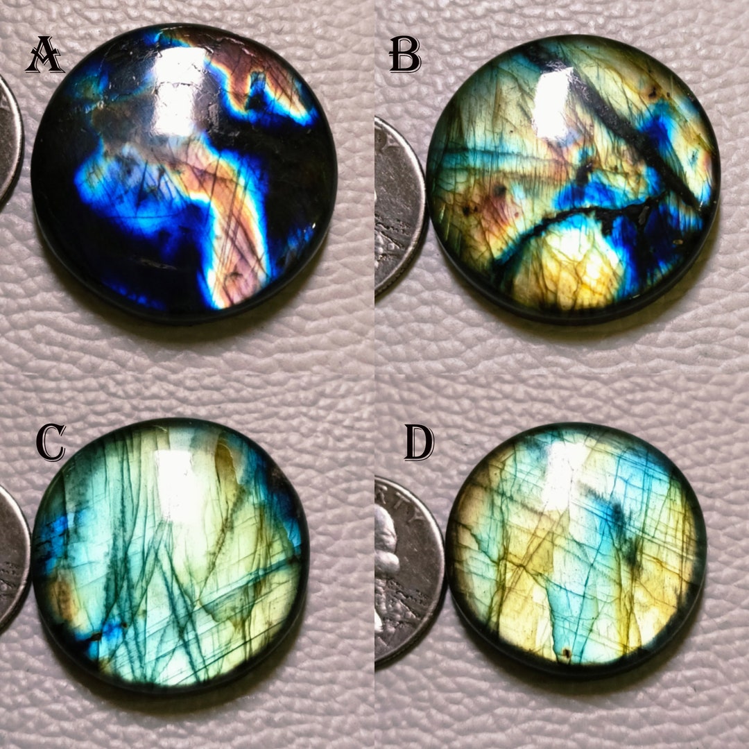 Illuminating Harmony: Multi-round Labradorite Gemstone Handmade Jewelry ...