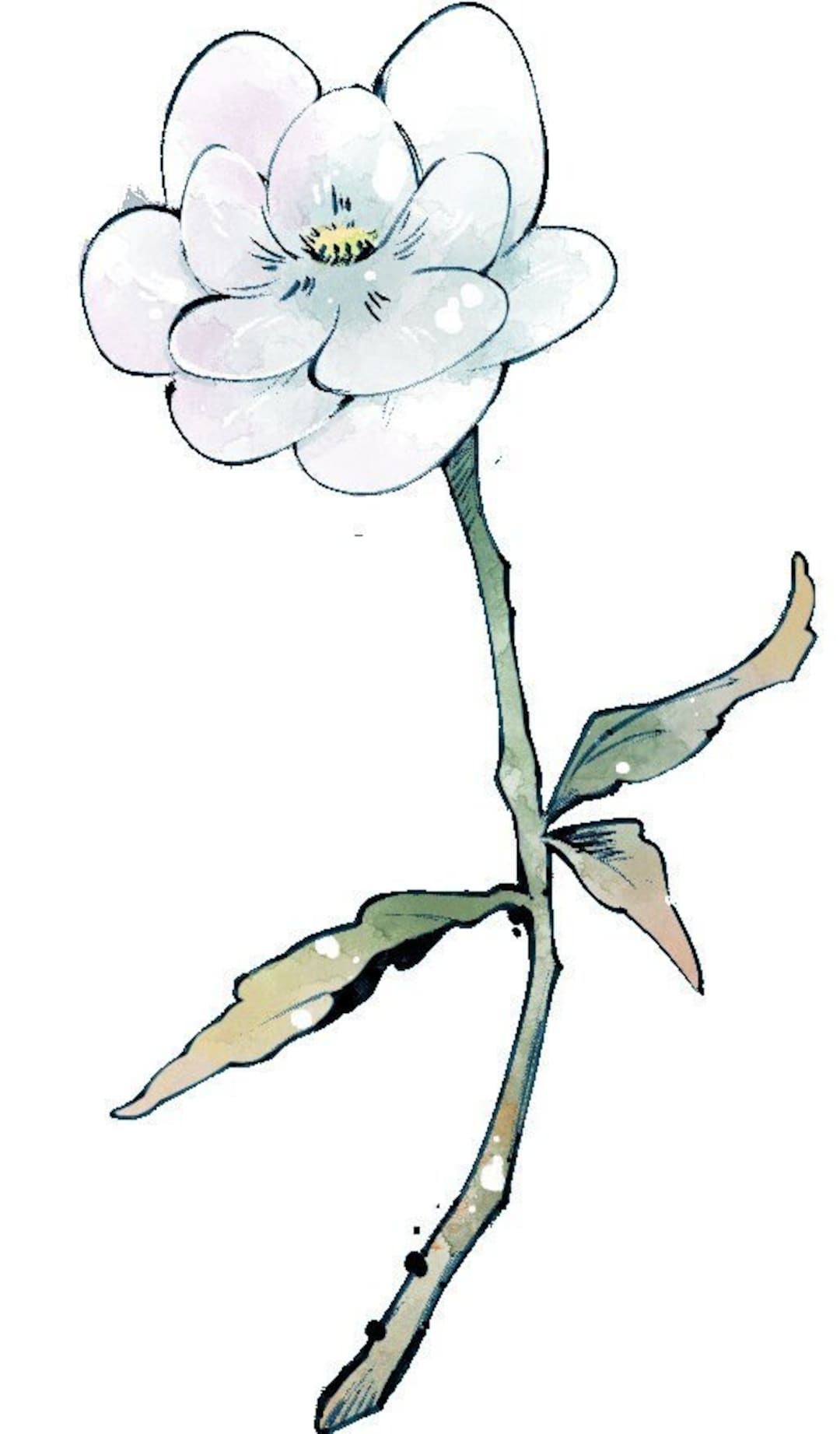 HOLOGRAPHIC Sticker - Elpis Flower - Etsy