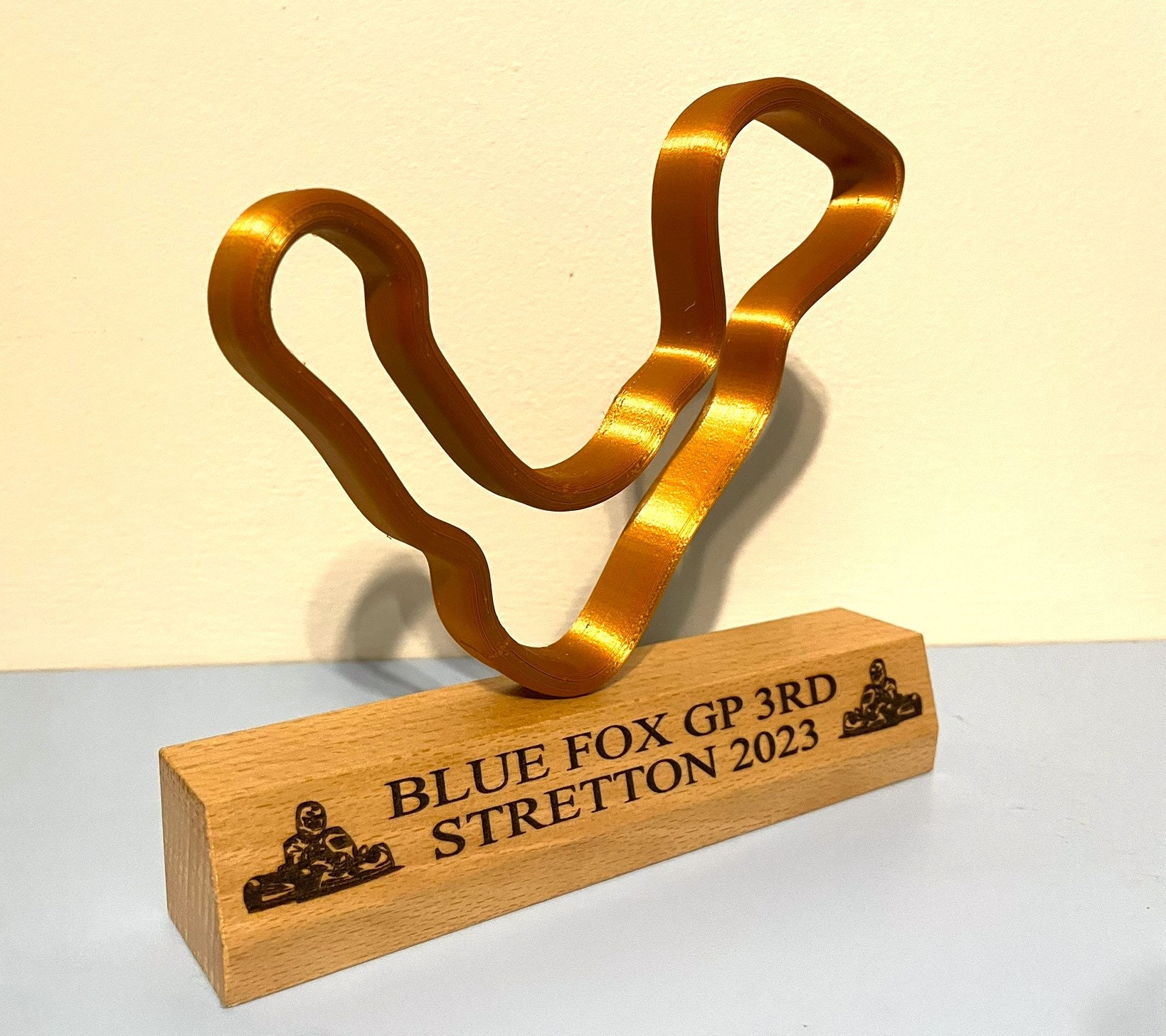 Custom Racing Trophy Design for Motorsport Events Karting Motogp Sim ...