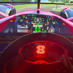 Display for Sim Racing Gear Display for Simhub ACC AMS2 AC ACE Etc ...