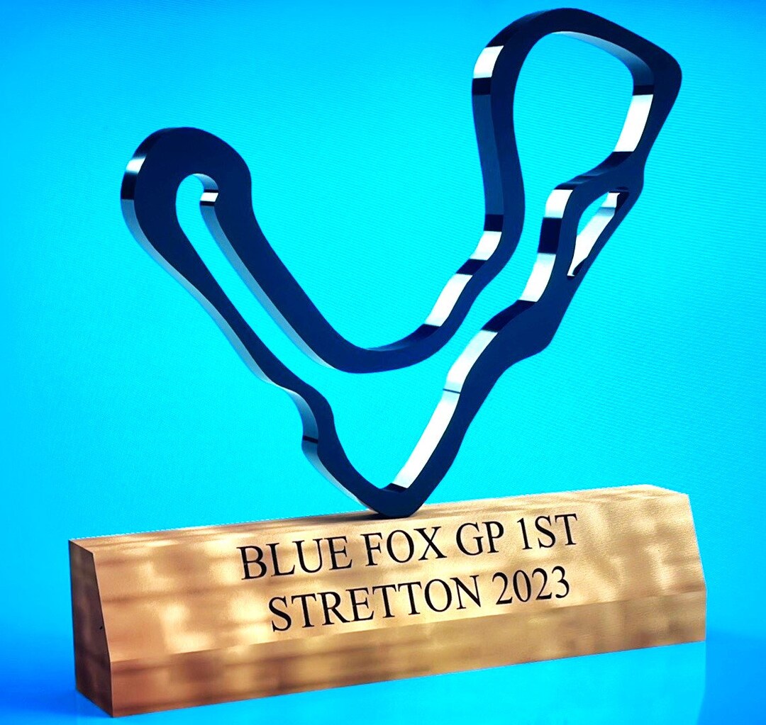 Custom Racing Trophy Design for Motorsport Events Karting Motogp Sim ...