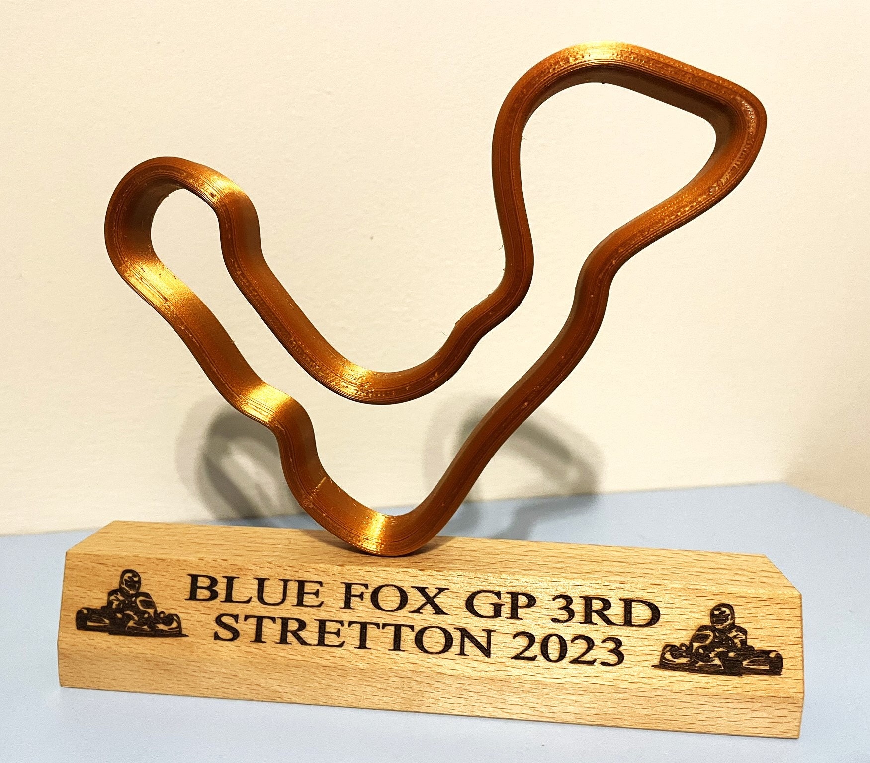 Custom Racing Trophy Design for Motorsport Events Karting Motogp Sim ...