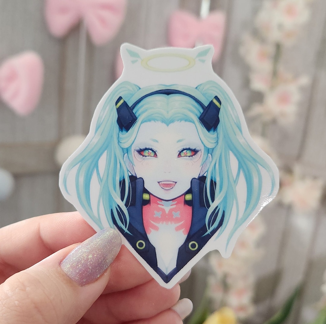 Rebecca Cyberpunk Edgerunners - 3" Handmade Glossy Vinyl Sticker - Etsy