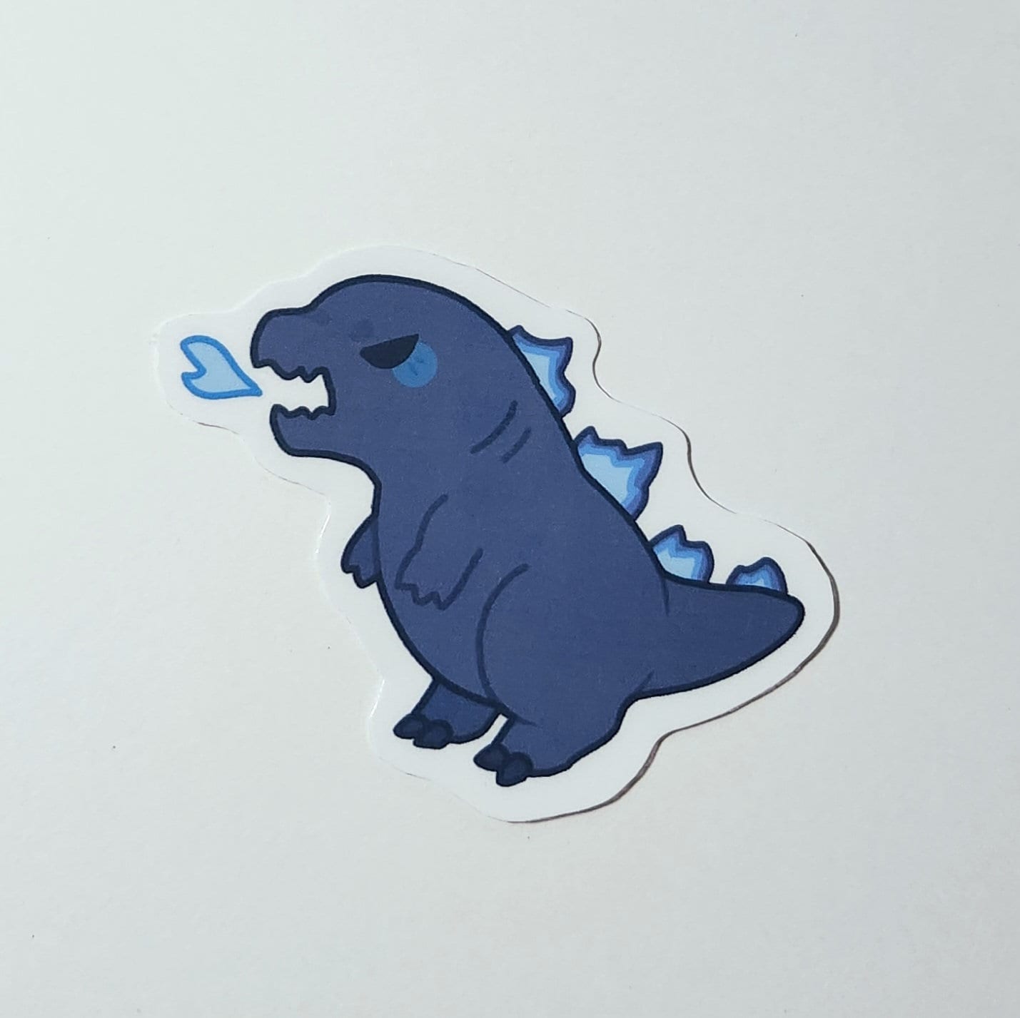 Chibi Godzilla 2.5 Handmade Glossy Vinyl Sticker - Etsy