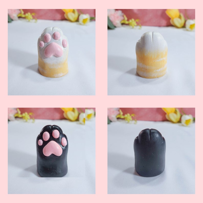Kawaii Paw Handmade Figurines - Etsy