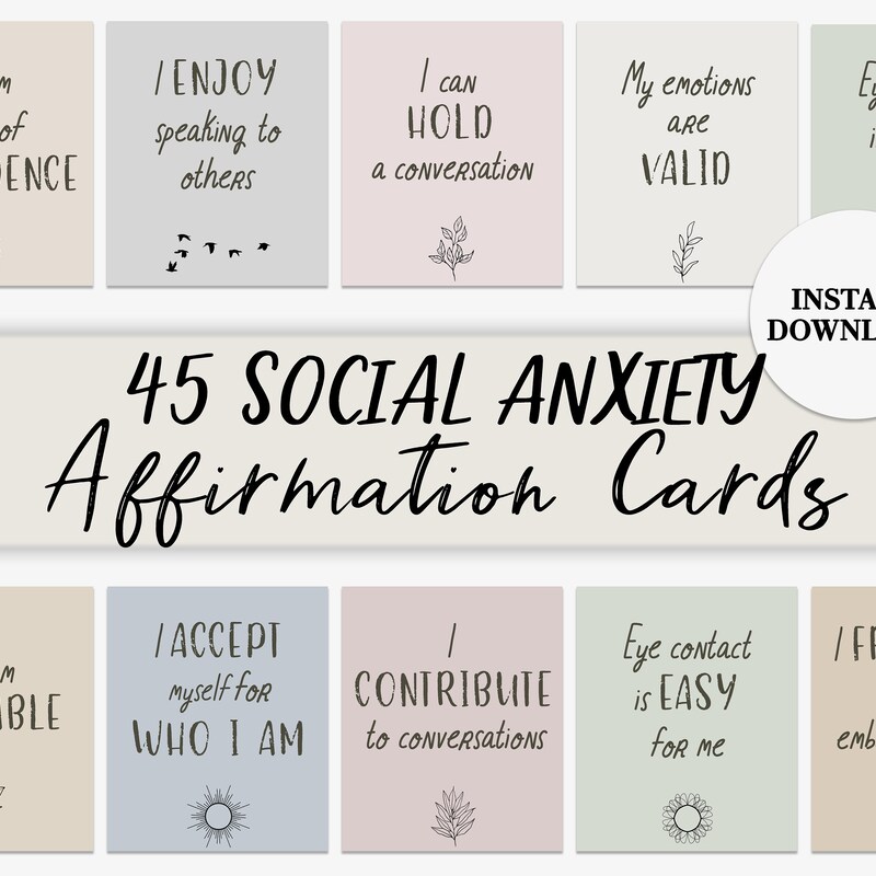 Social Anxiety - Etsy