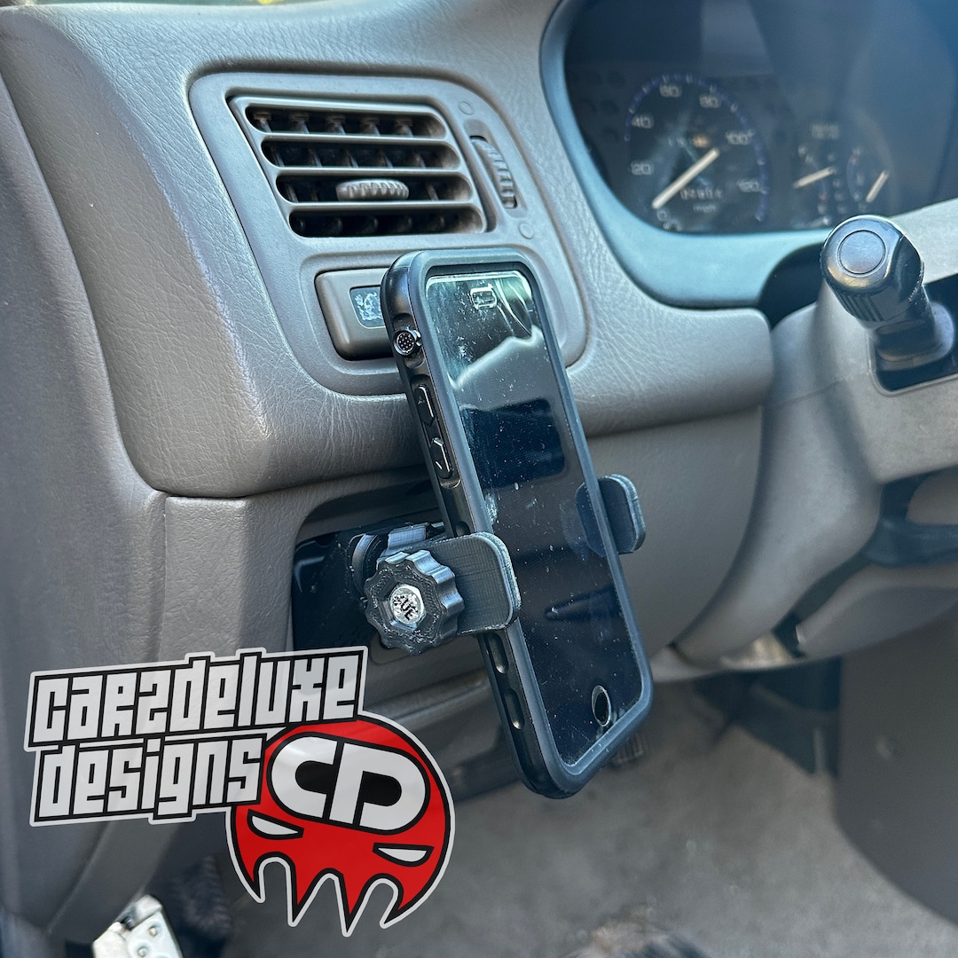 Custom Phone Mount for 1996-2000 Civic EK Replaces Lower Factory Blank ...