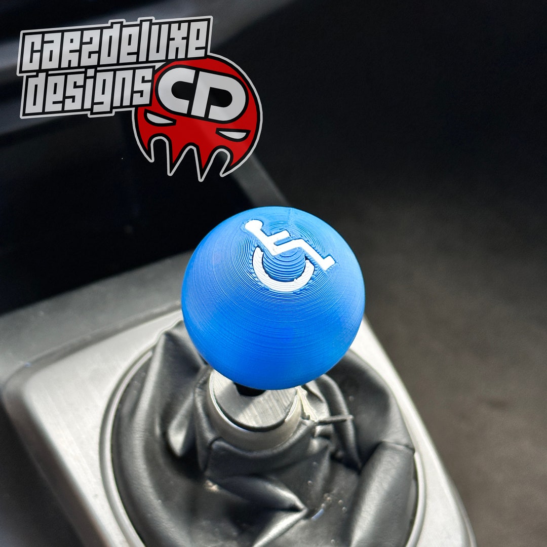 Handicap Shift Knob Threaded Stl Files for 3d Printing M8X1.25 M10X1.25 ...