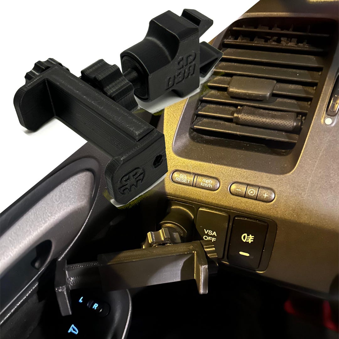 Custom Phone Mount for 2006-2011 Civic 8th Gen Replaces Factory Blank ...