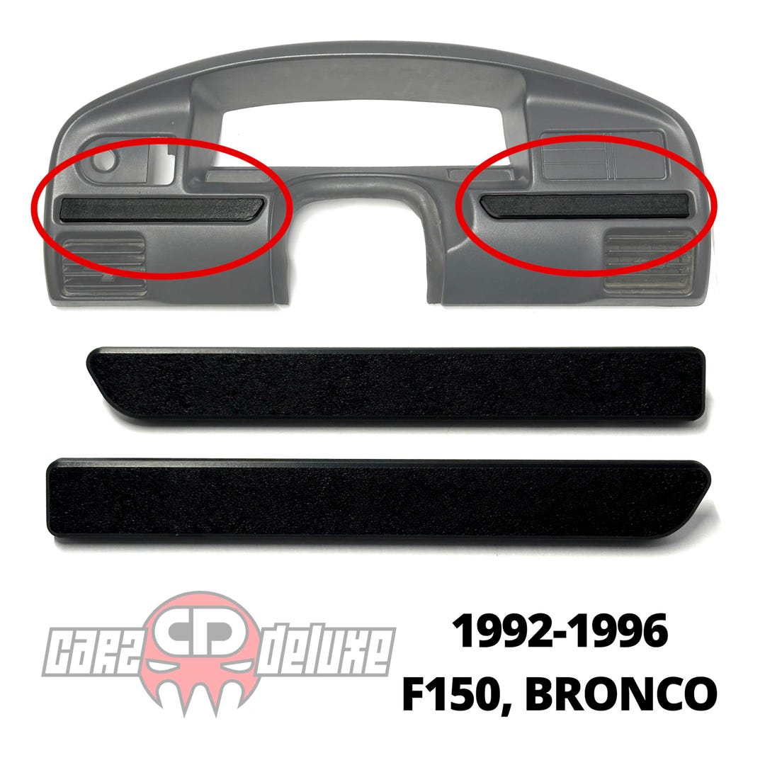 Dash Panel Trim Bezel Inserts for 1992-1996 F150 F250 F350 F-150 Bronco ...