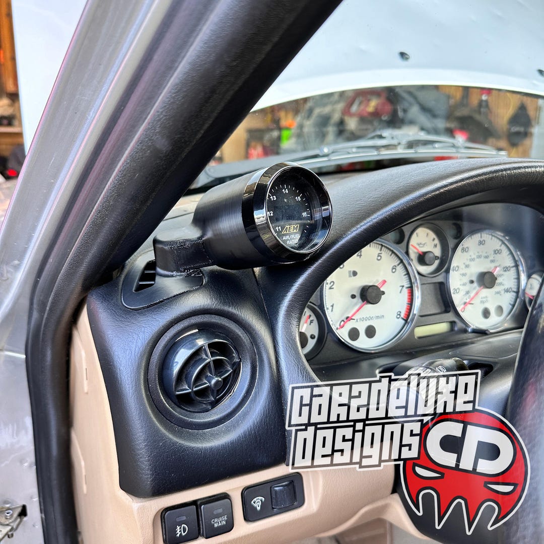 Single Gauge Pod Mount for 1998-2004 Miata NB MX5 Functional Defrost ...