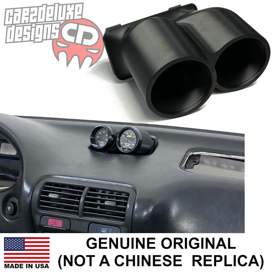 Dual Gauge Pod Mount for 1994-2001 Integra DC2 Replaces Factory Clock ...