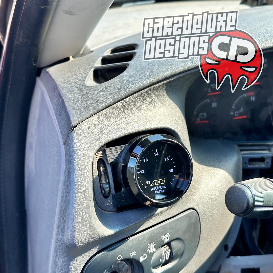 Single Gauge Pod Mount for 1997-2004 F150 Lightning Functional Defrost ...