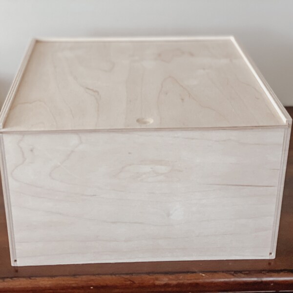 Unfinished Wood Box - Etsy