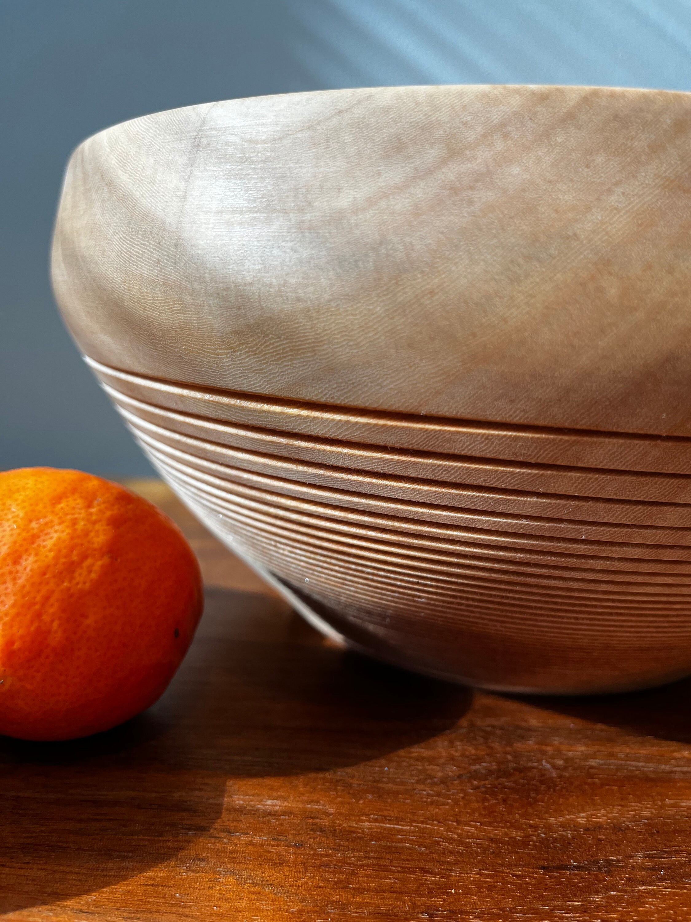 Large Lovely Jacaranda Wood Bowl With Unique Texture Effect - Etsy