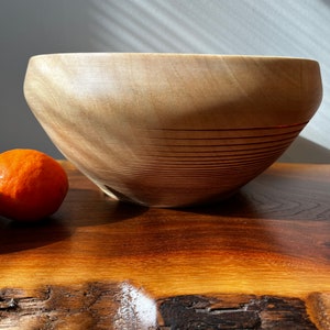 Large Lovely Jacaranda Wood Bowl With Unique Texture Effect - Etsy