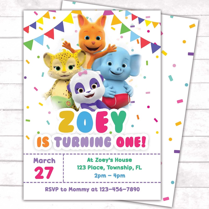 Word Party Invitations - Etsy