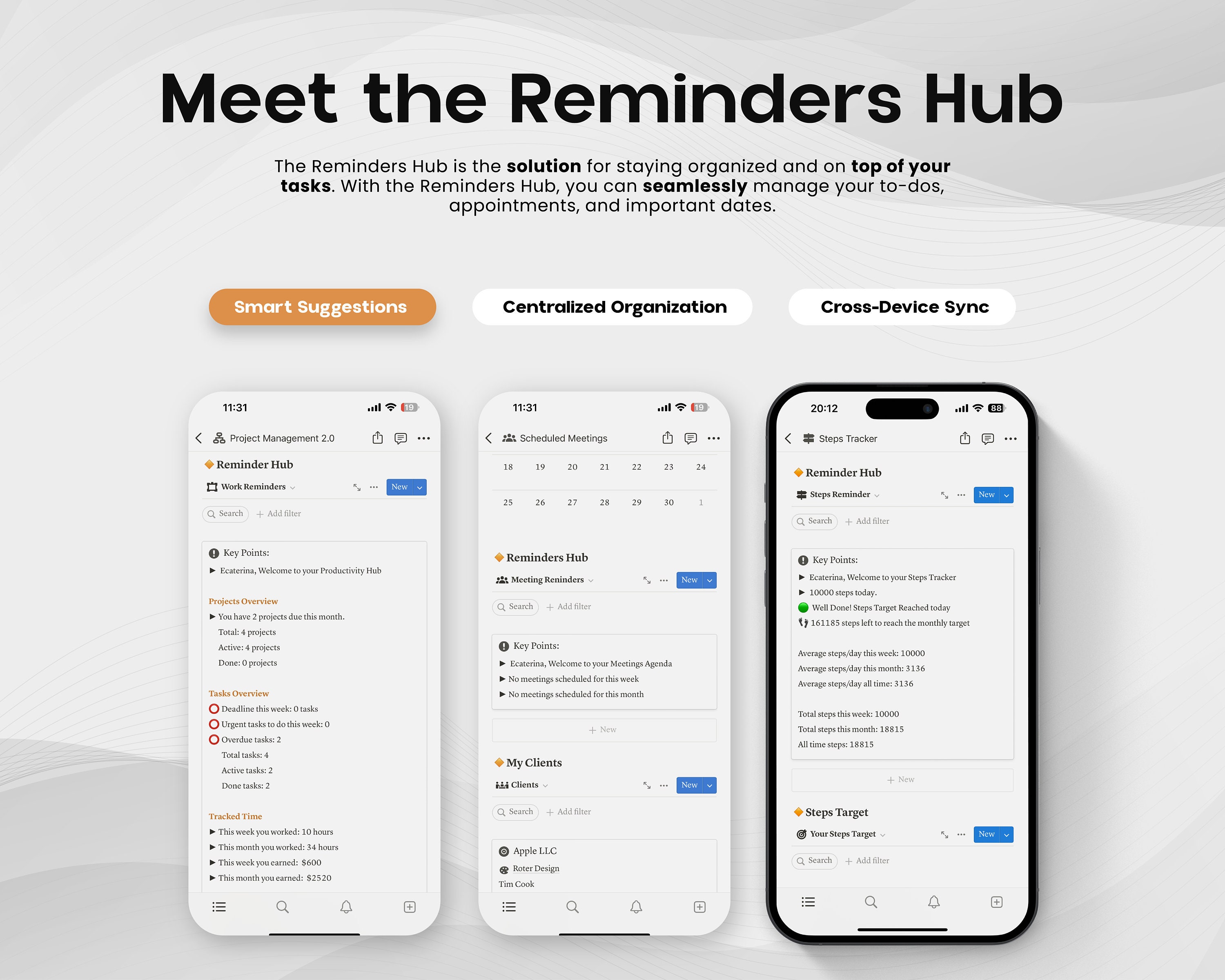 Plantilla de Notion Planificador de vida avanzado Panel de control de Notion todo en uno ...