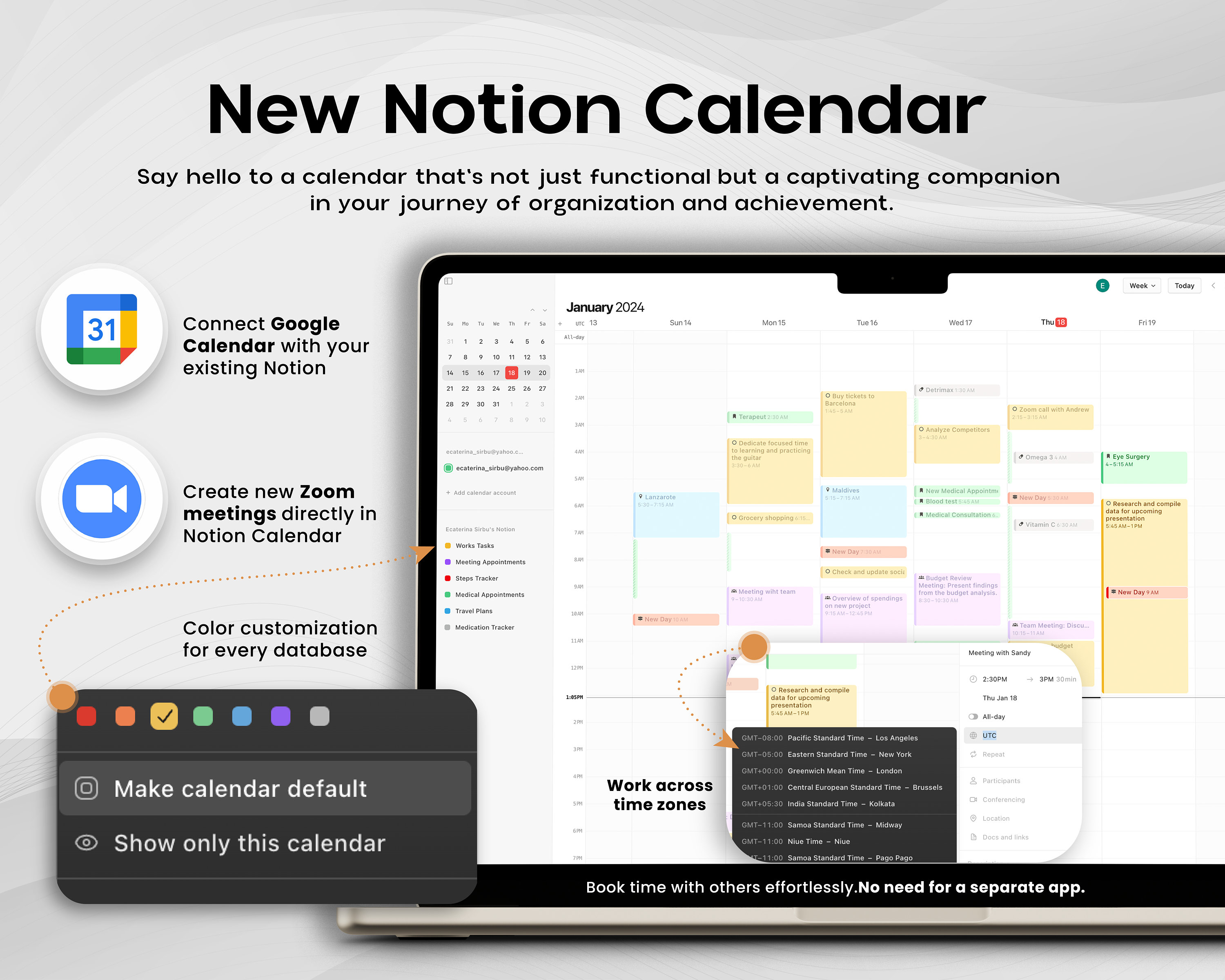 Plantilla de Notion Planificador de vida avanzado Panel de control de Notion todo en uno ...