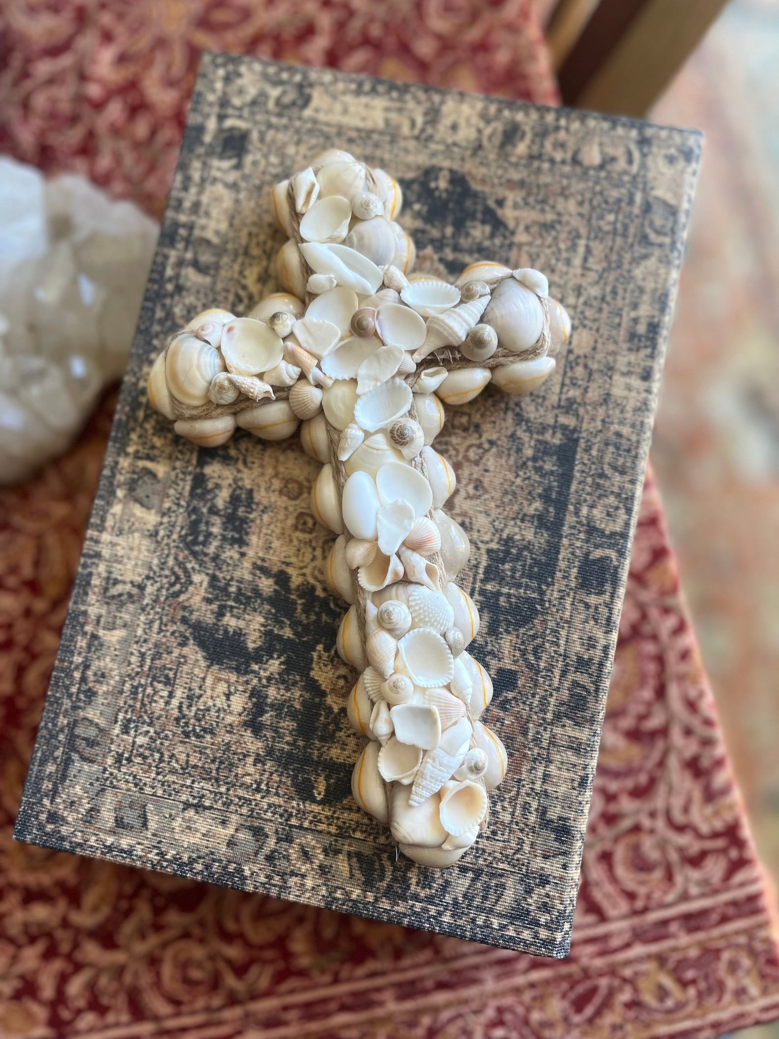 Seashell Cross Shell Cross - Etsy