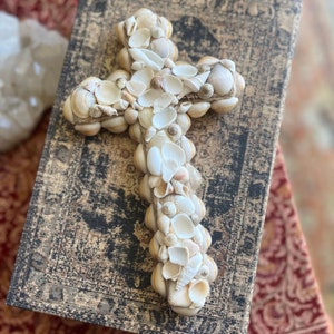Seashell Cross Shell Cross - Etsy