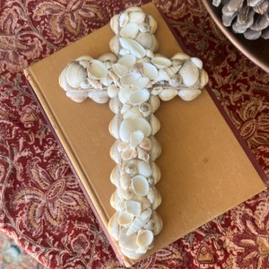 Seashell Cross Shell Cross - Etsy