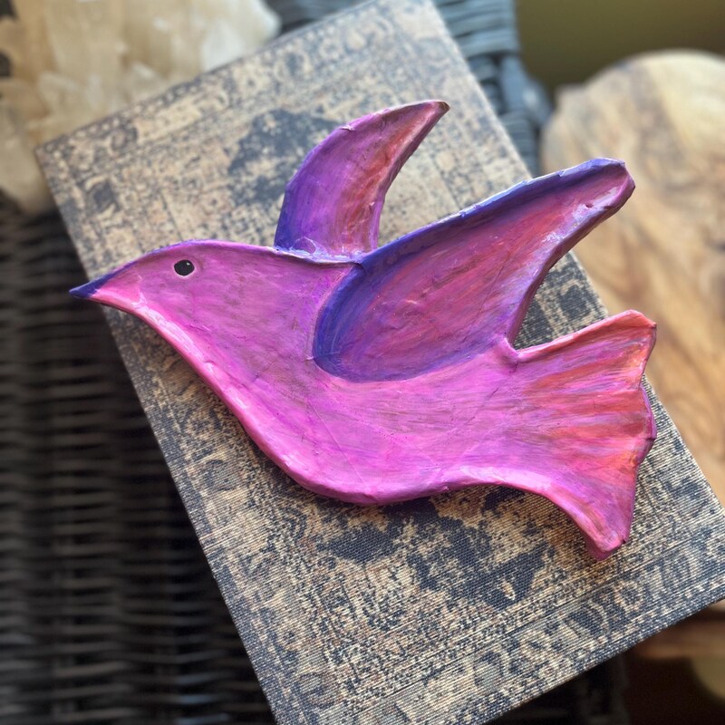 Paper Mache Birds - Etsy