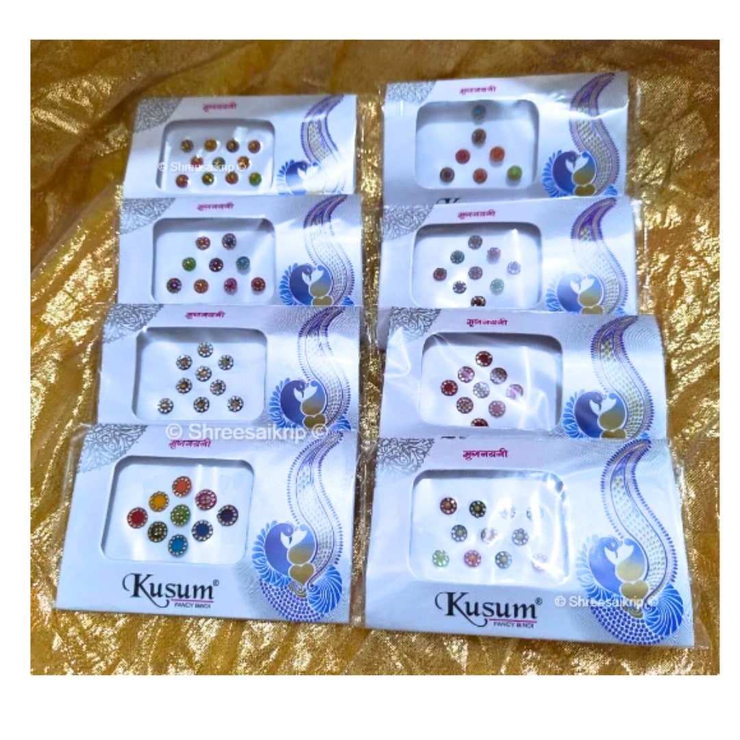 Indian Bindi, Diamond Stones Multi Color Sticker, Multicolor Face ...