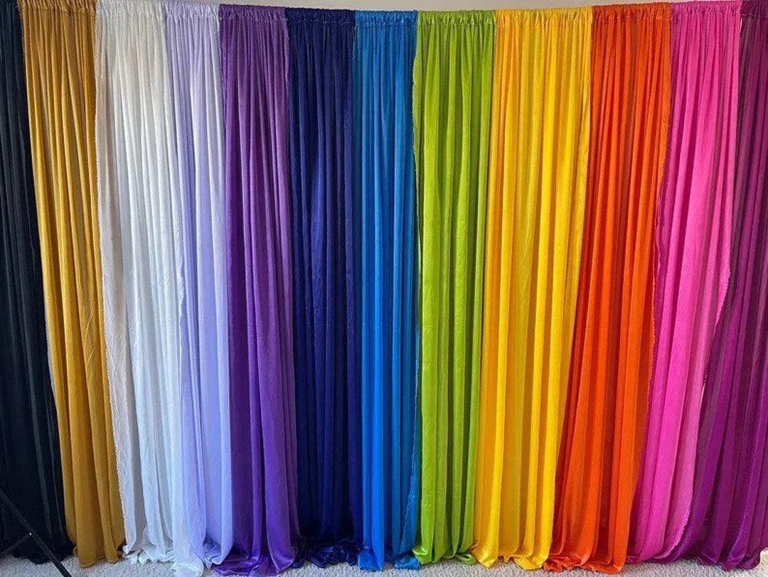 Wrinkle Free Backdrop Curtains for Parties,polyester Photo Backdrop ...