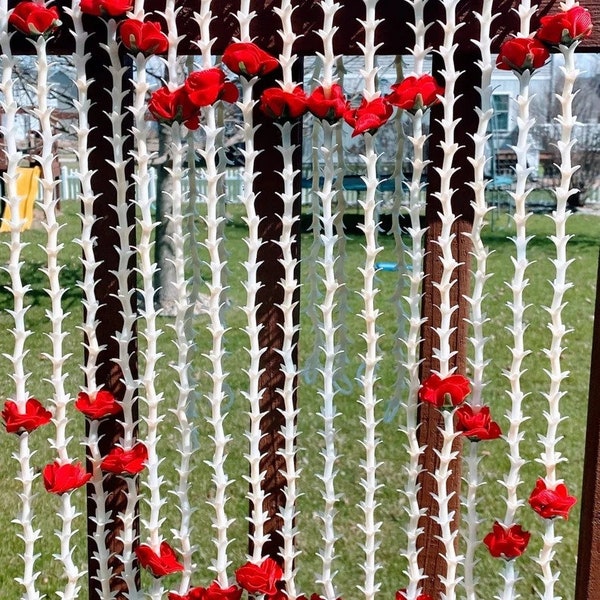 Red Rose Garland - Etsy