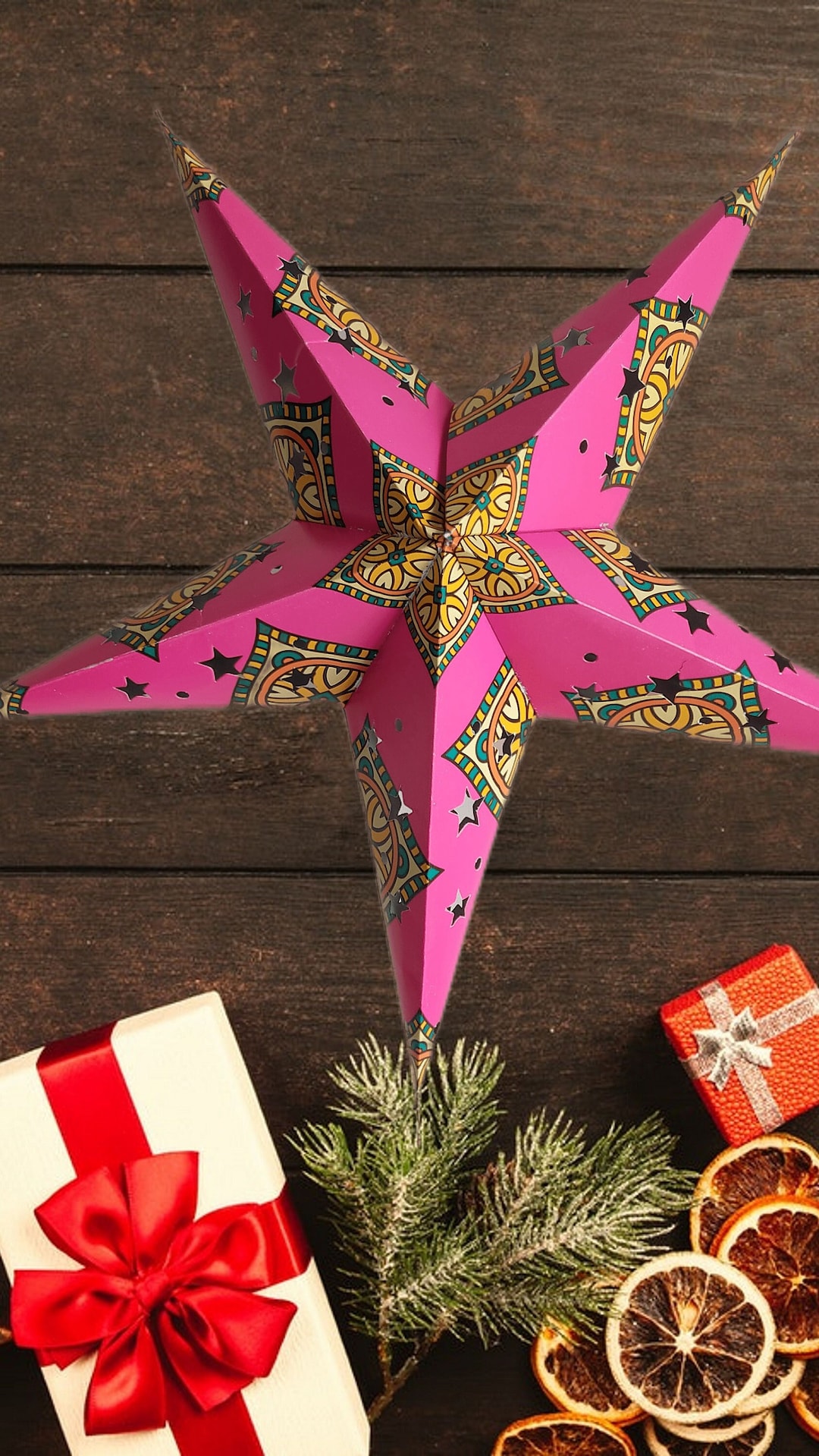 Assorted Color Paper Star Lamp, Colorful Star Lantern to Decor Your ...