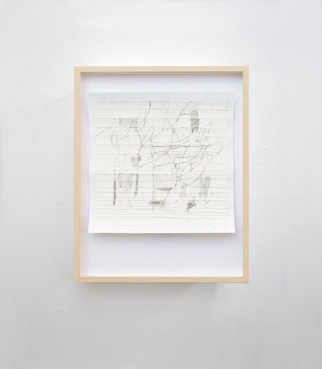 Abstract Graphite Line Drawing: Original Fine Line Art (13.5x14) - Etsy