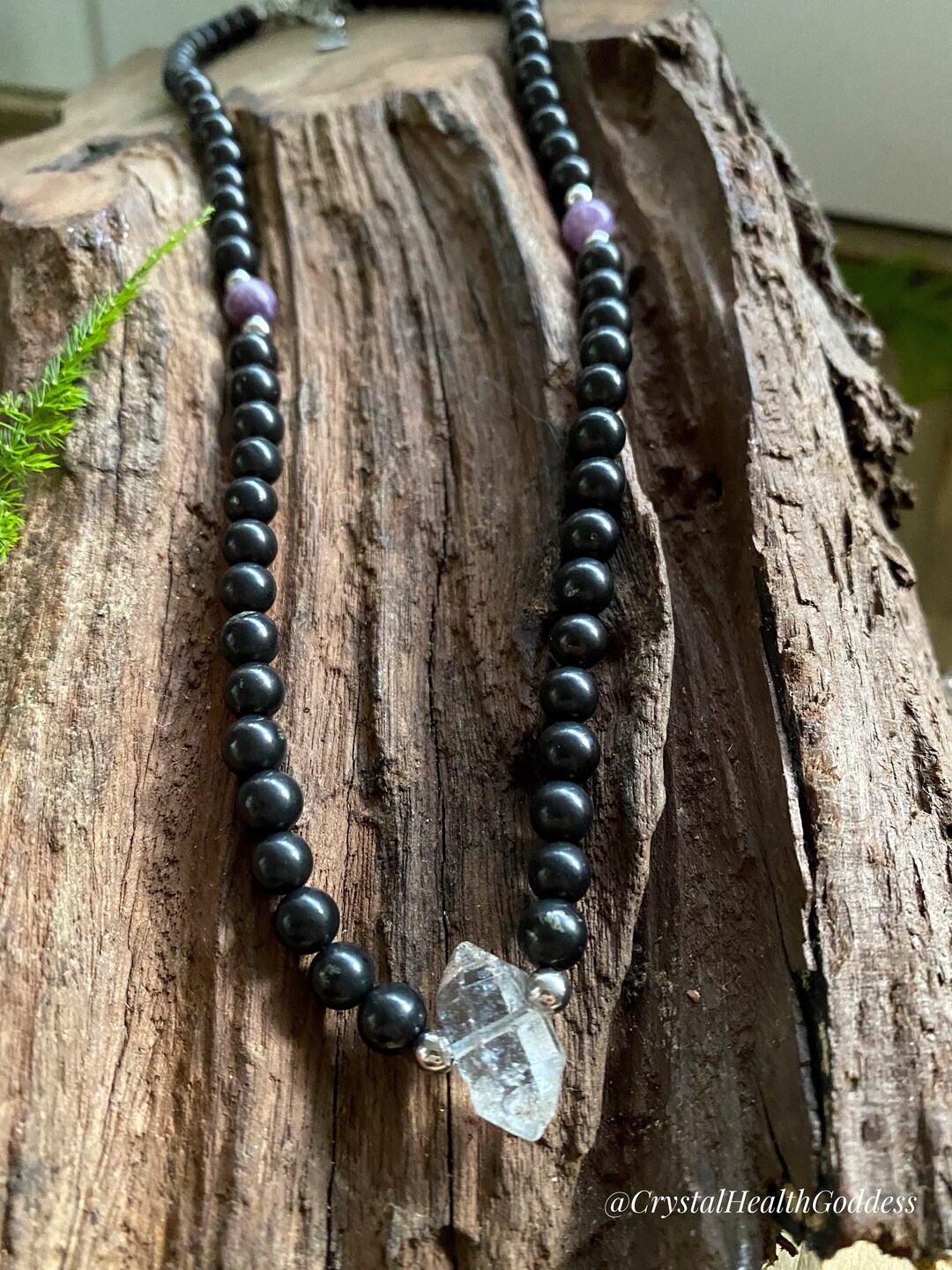 Shungite Necklace EMF Protection for Men - Etsy
