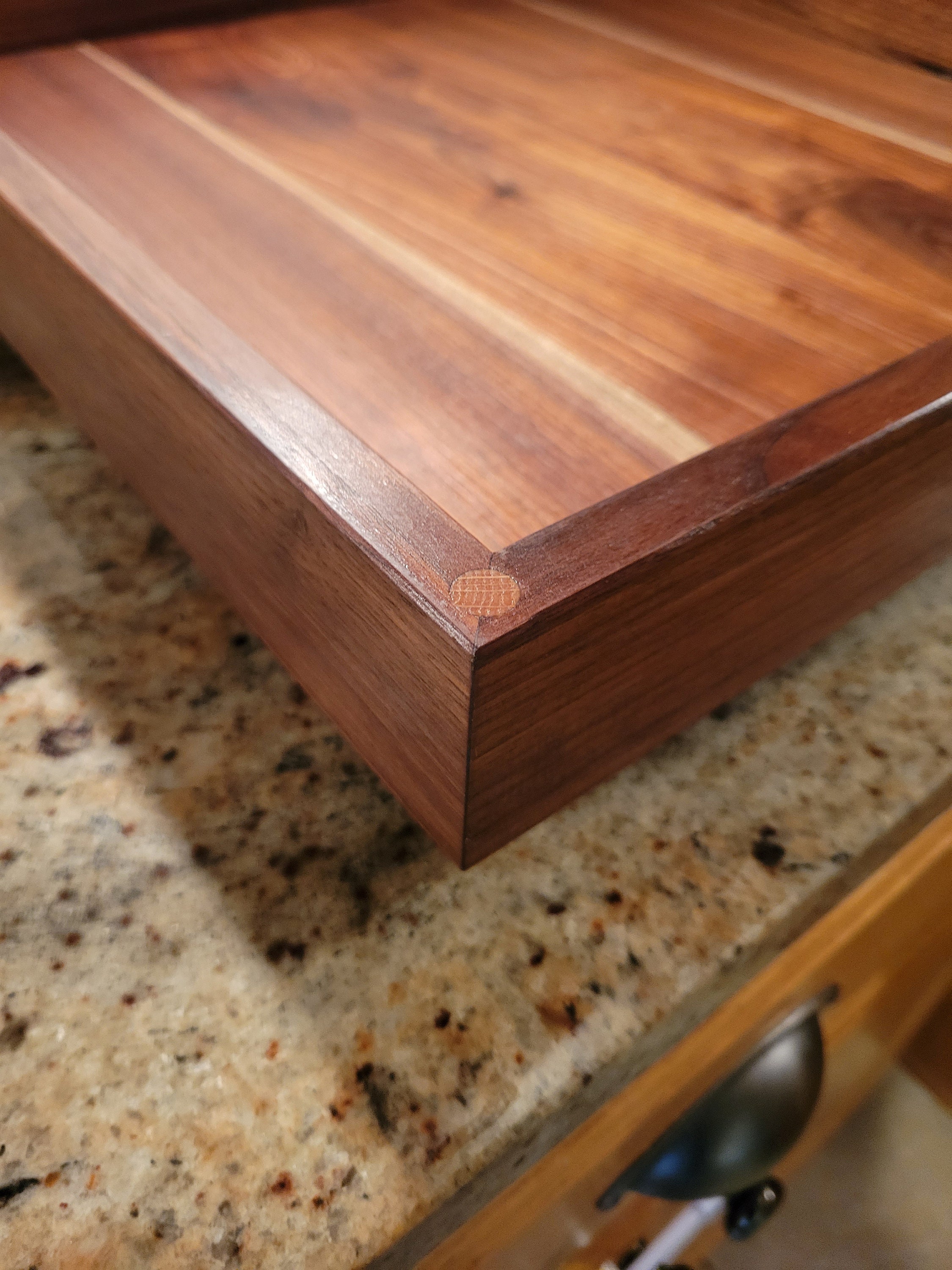 Solid BLACK WALNUT Serving Tray Oversized Tray Walnut Tray - Etsy