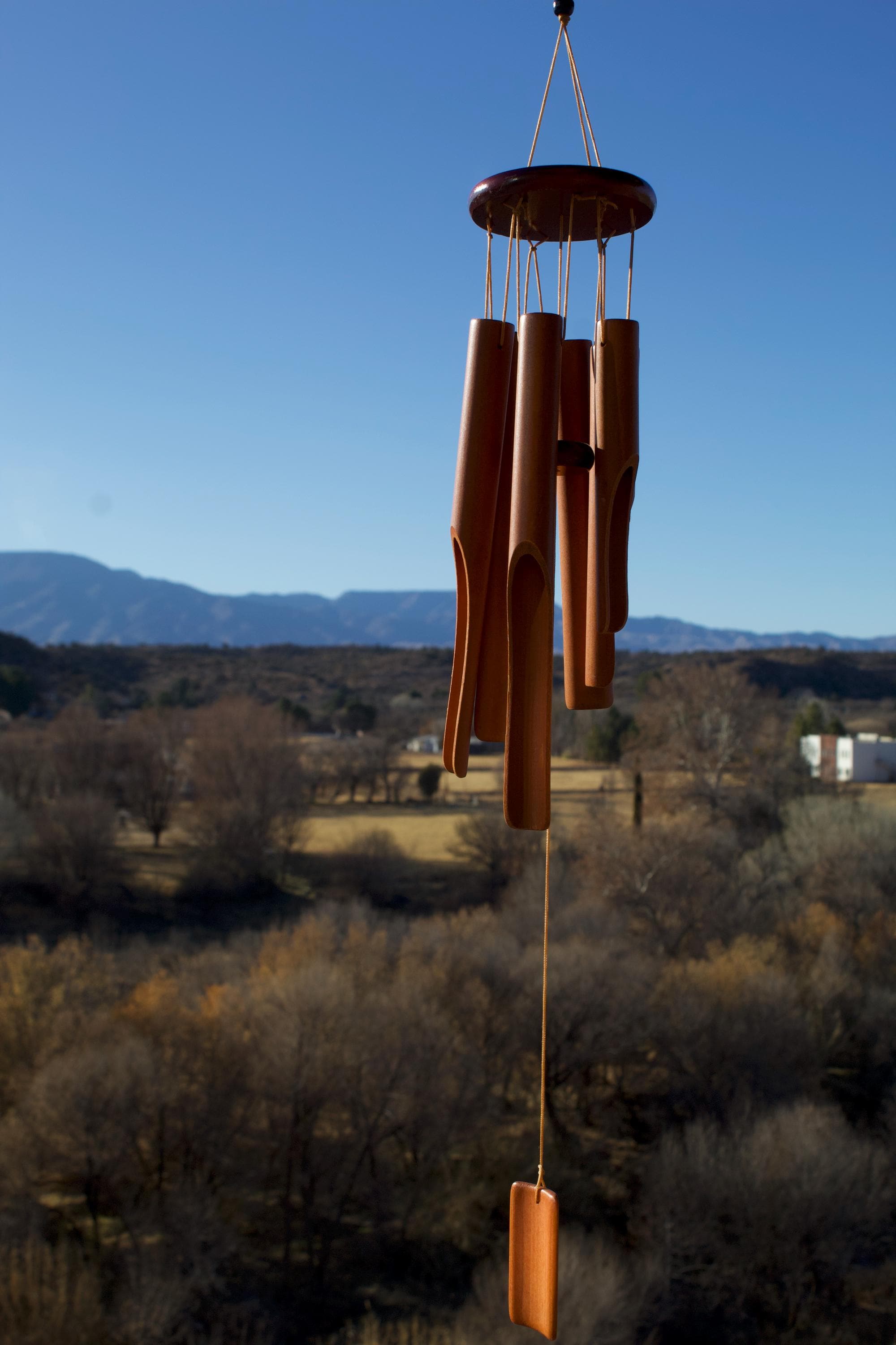 Extra Large Bamboo Wind Chime, Rustic Multi-tube Wind Chime, Weather ...