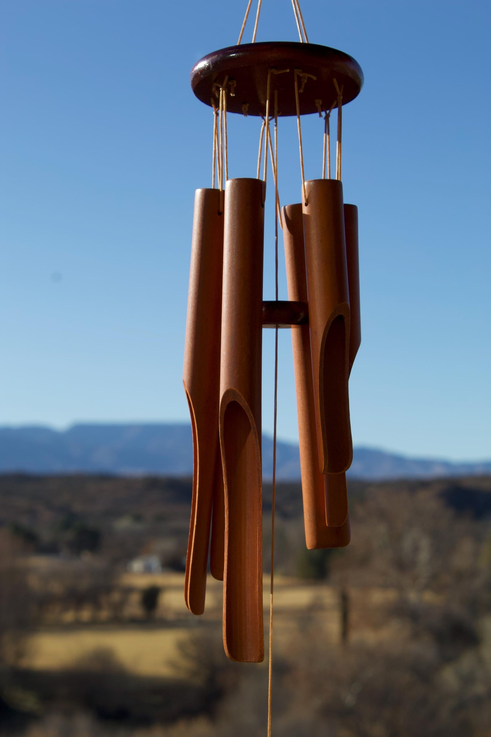 Extra Large Bamboo Wind Chime, Rustic Multi-tube Wind Chime, Weather ...