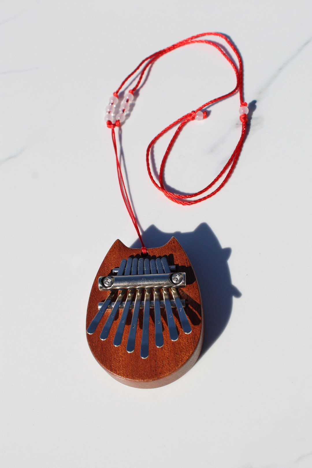 Mini Kalimba 8 Keys- Finger Thumb Piano Marimba Music Accessory ...