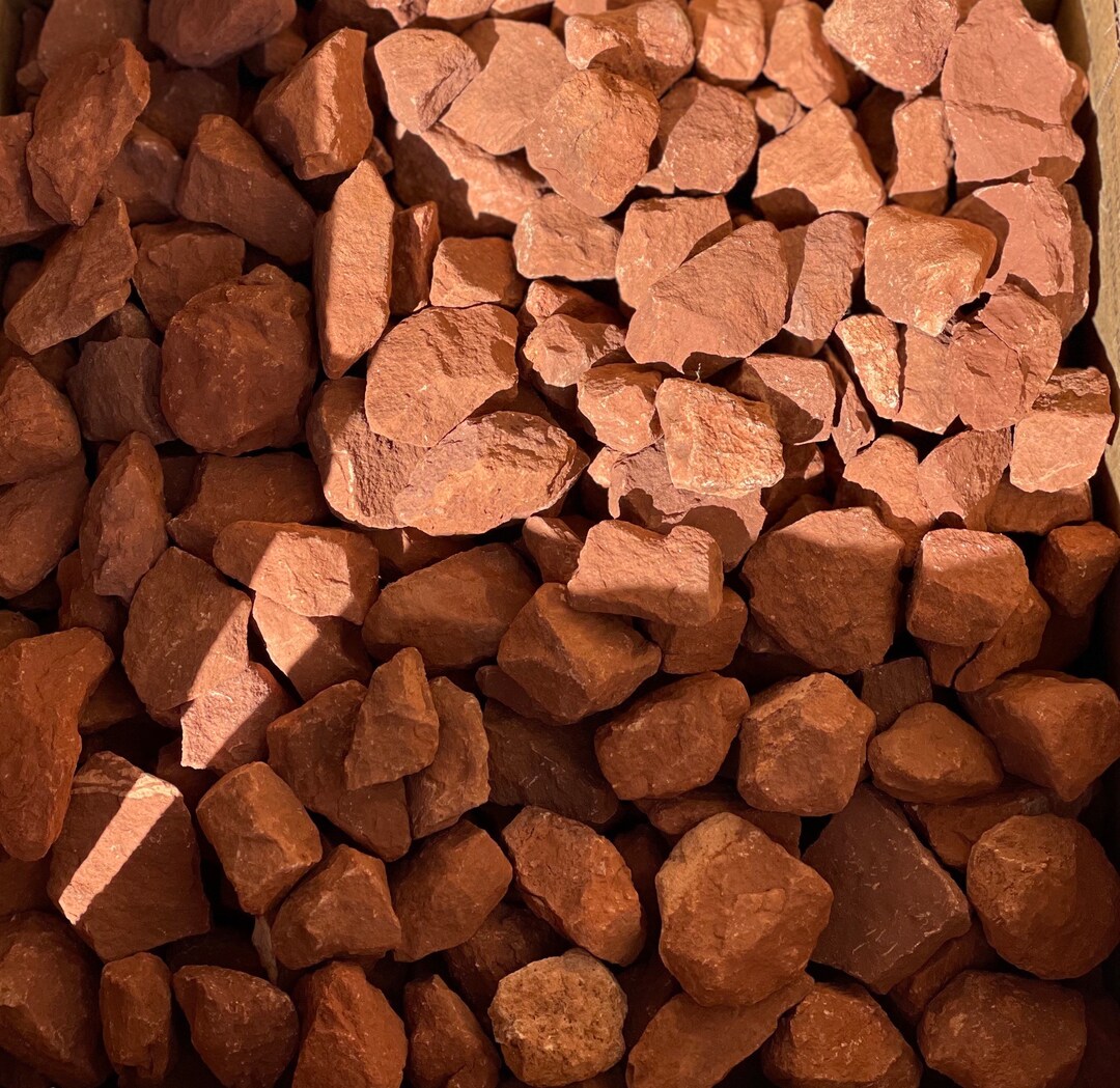 20 Lbs Sedona Vortex Raw Red Rock Rough Gemstones, Size 1-3 Inch, Reki ...