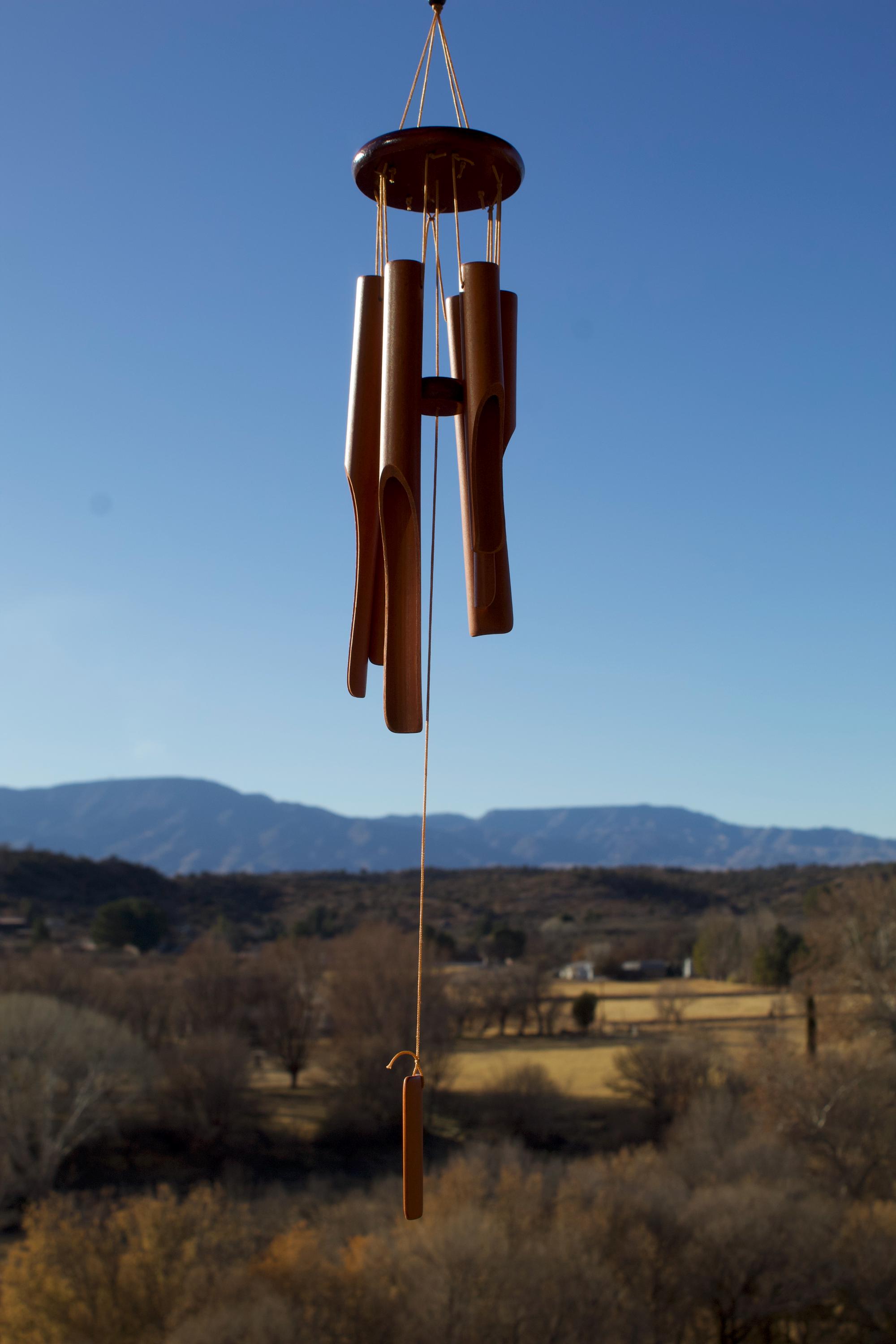 Extra Large Bamboo Wind Chime, Rustic Multi-tube Wind Chime, Weather ...