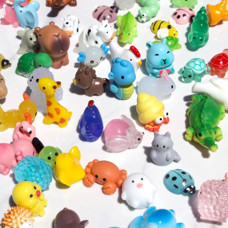 Miniature Resin Animal Figurines - Etsy