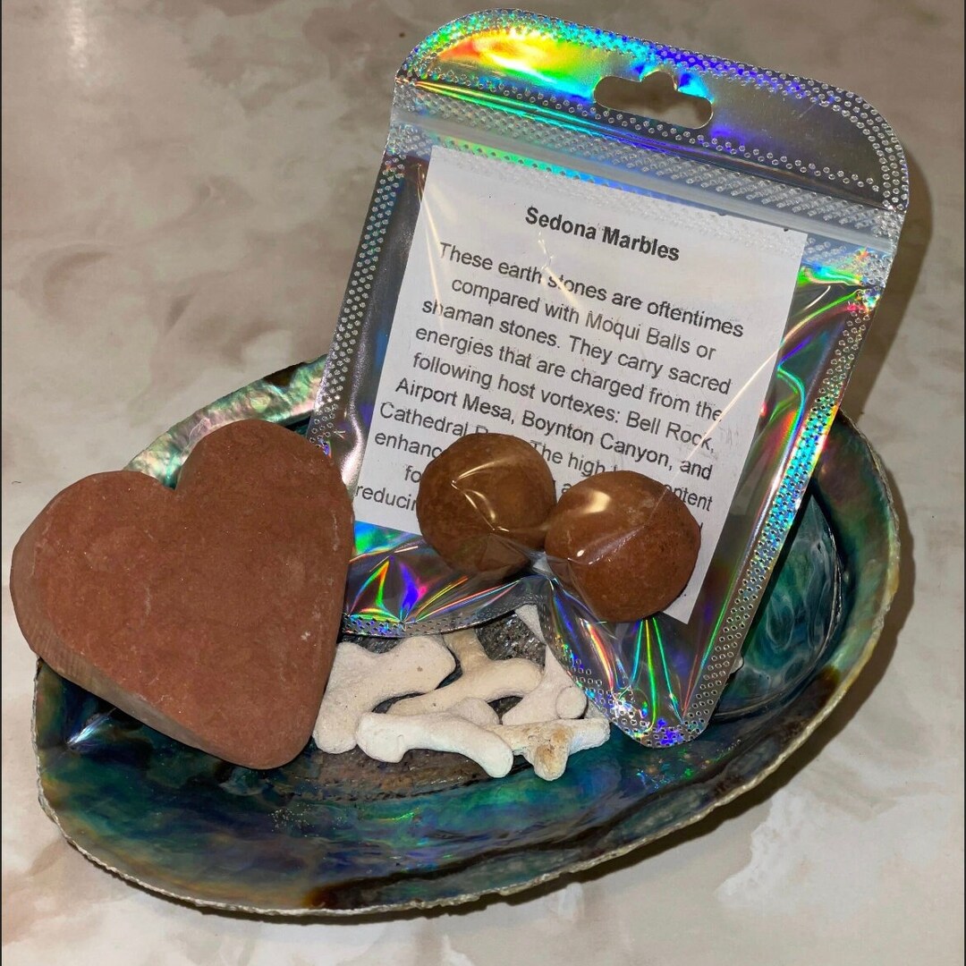 Set of 2 Sedona AZ Vortex Marbles / Cathedral Rock Vortex / Shaman ...