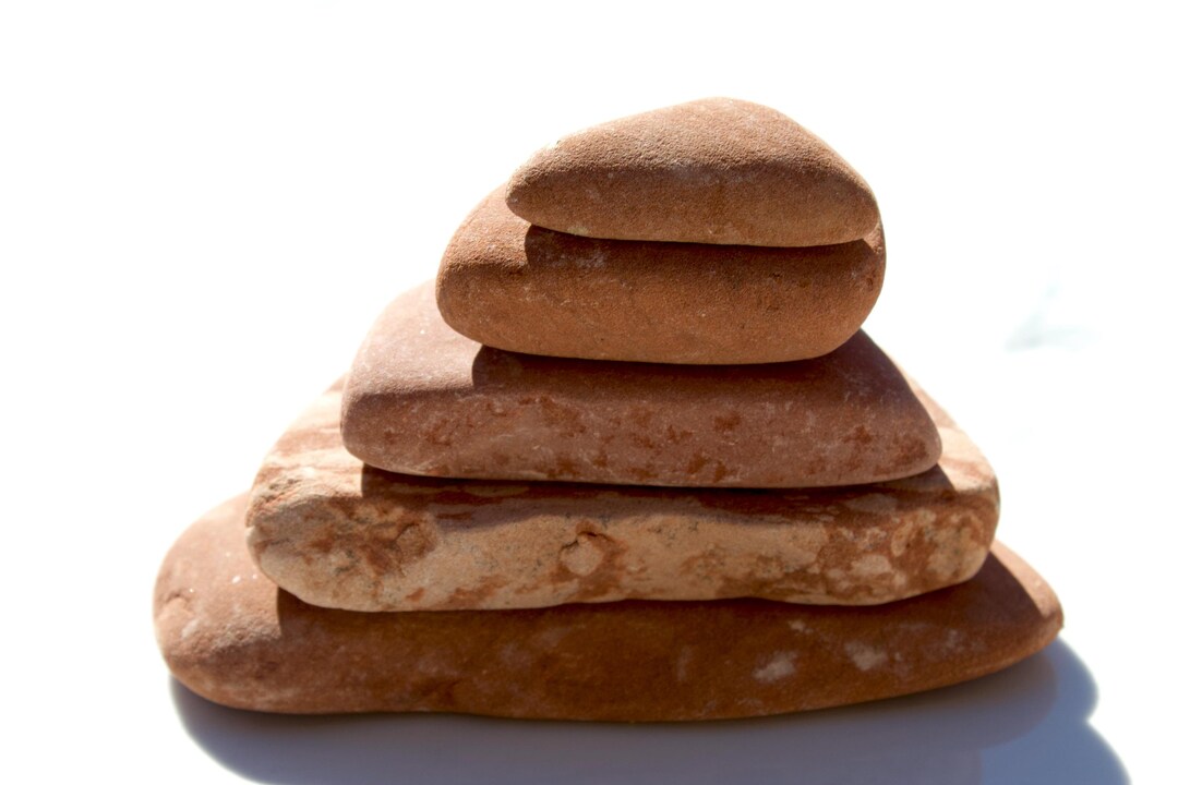 Sedona Stackable Stones, Cathedral Rock Beach Stones, Garden Decor ...