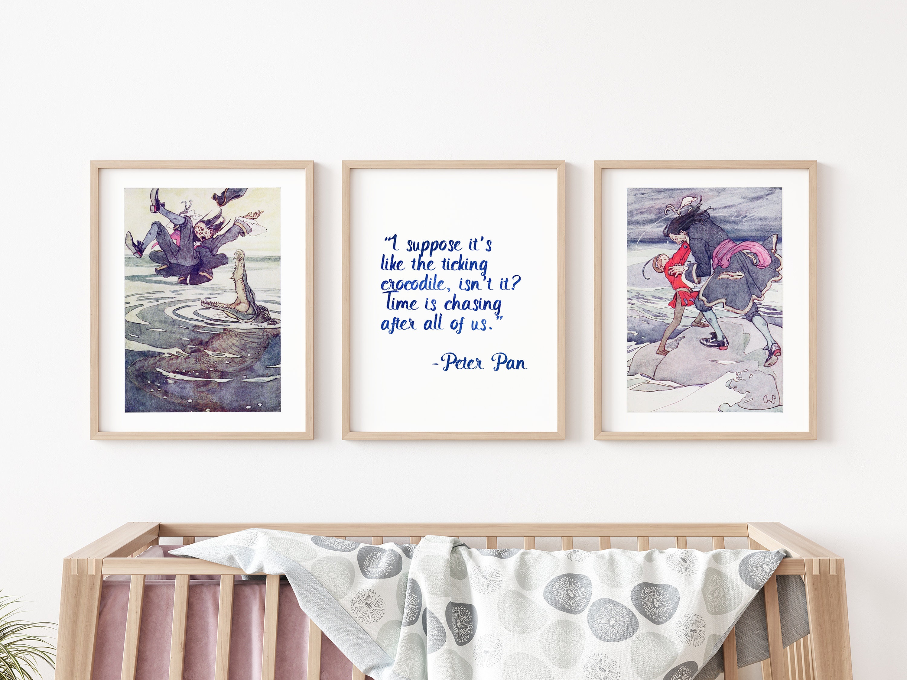 23 INSTANT PRINT Peter Pan Nursery Prints | DOWNLOADABLE Neverland ...
