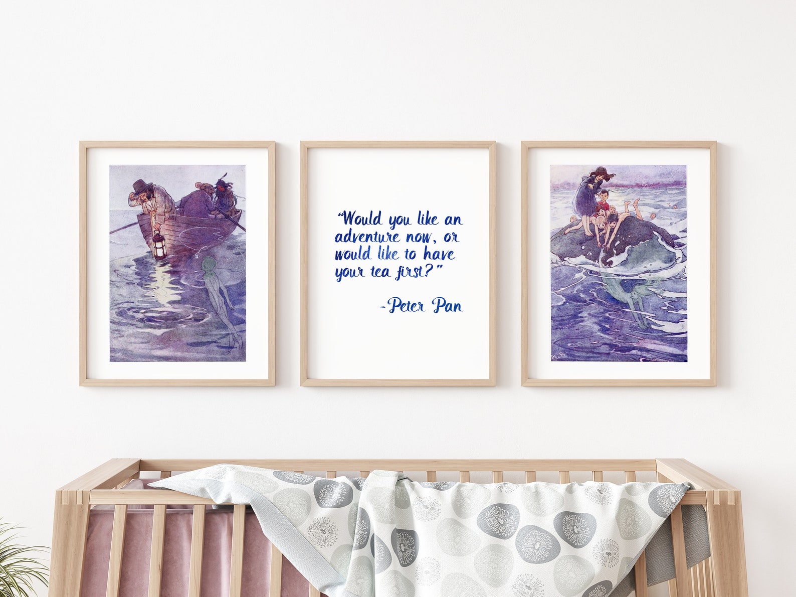 23 INSTANT PRINT Peter Pan Nursery Prints | DOWNLOADABLE Neverland ...