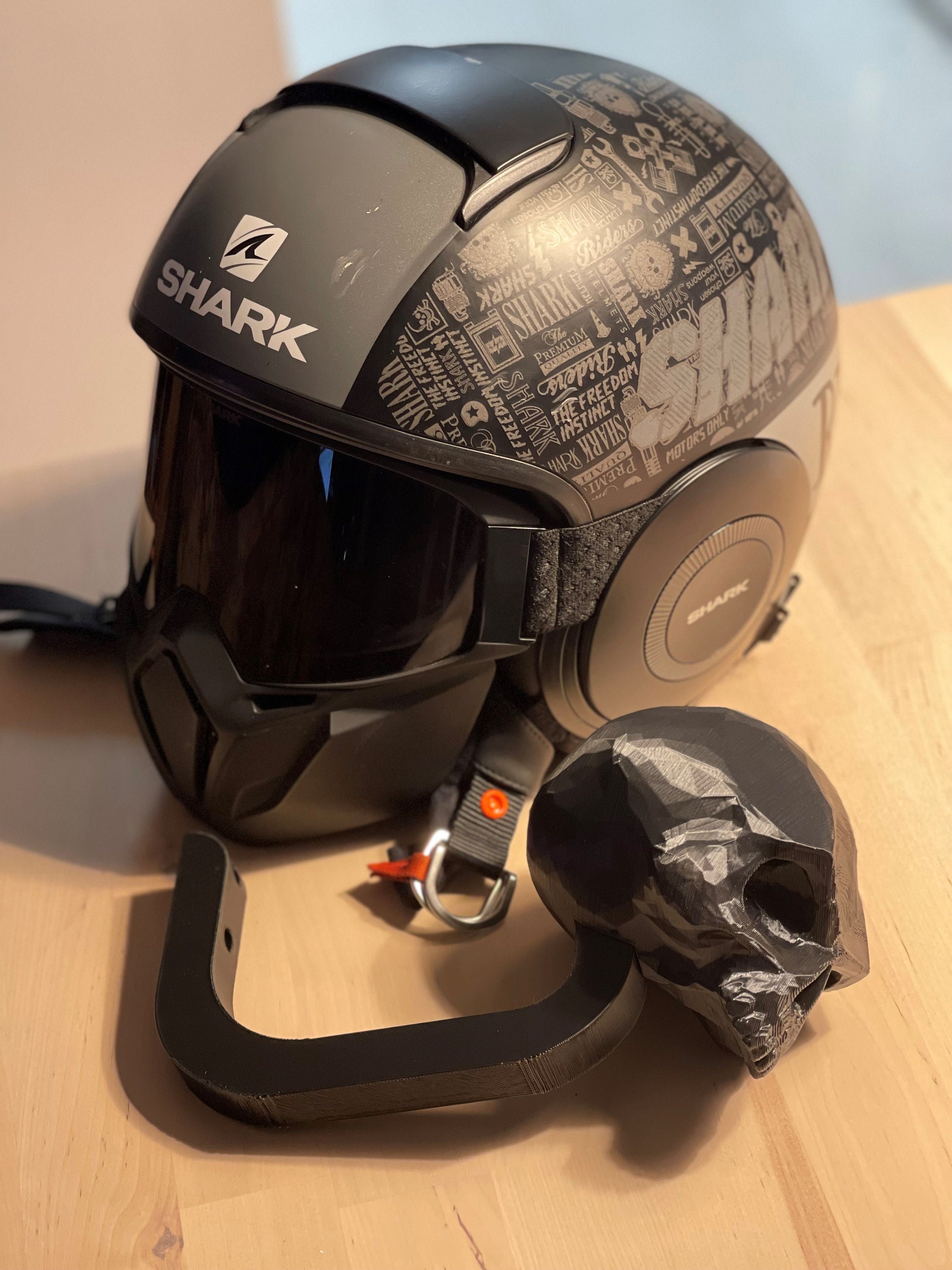 Motorcycle Helmet Hanger Helmet Wall Hook Helmet Support - Etsy