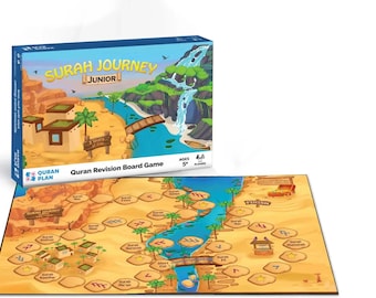 Surah Journey Islamic Board Game Quran Revision Game - Etsy