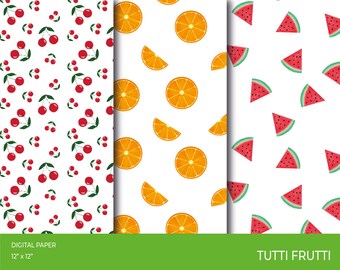 Tutti Frutti Pattern | Etsy