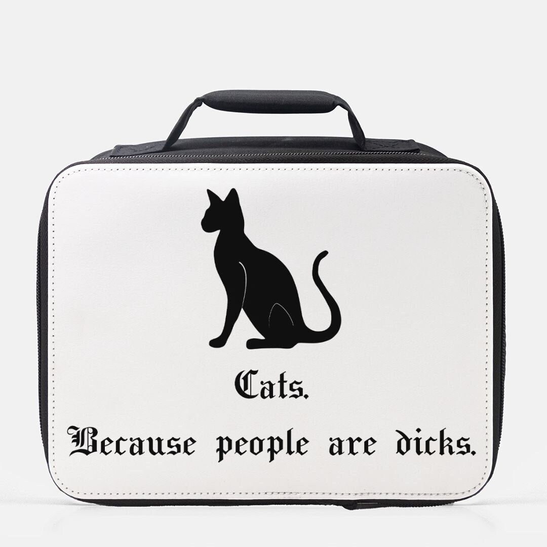 Funny Cat Lunch Bag, Cat Owner Gift, Cat Lunch Bag, Witch Lunch Box ...