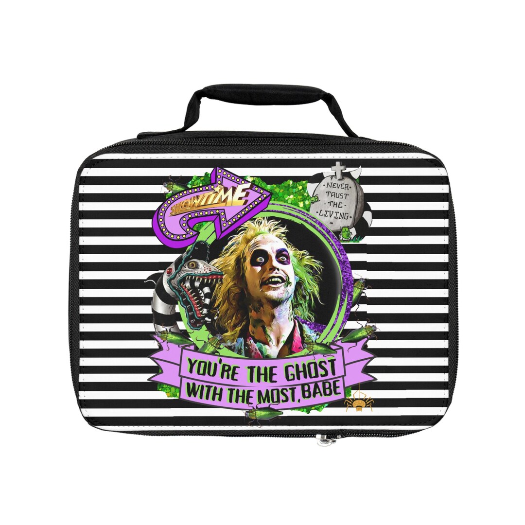 Gothic Lunch Bag, Ghost With the Most, Beetlejuice Lunch Bag ...